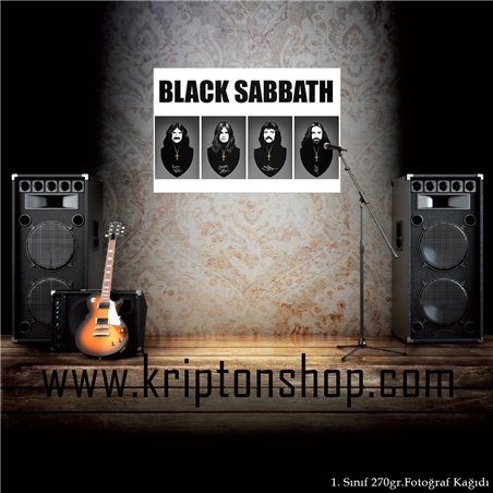 Black Sabbath Band Poster