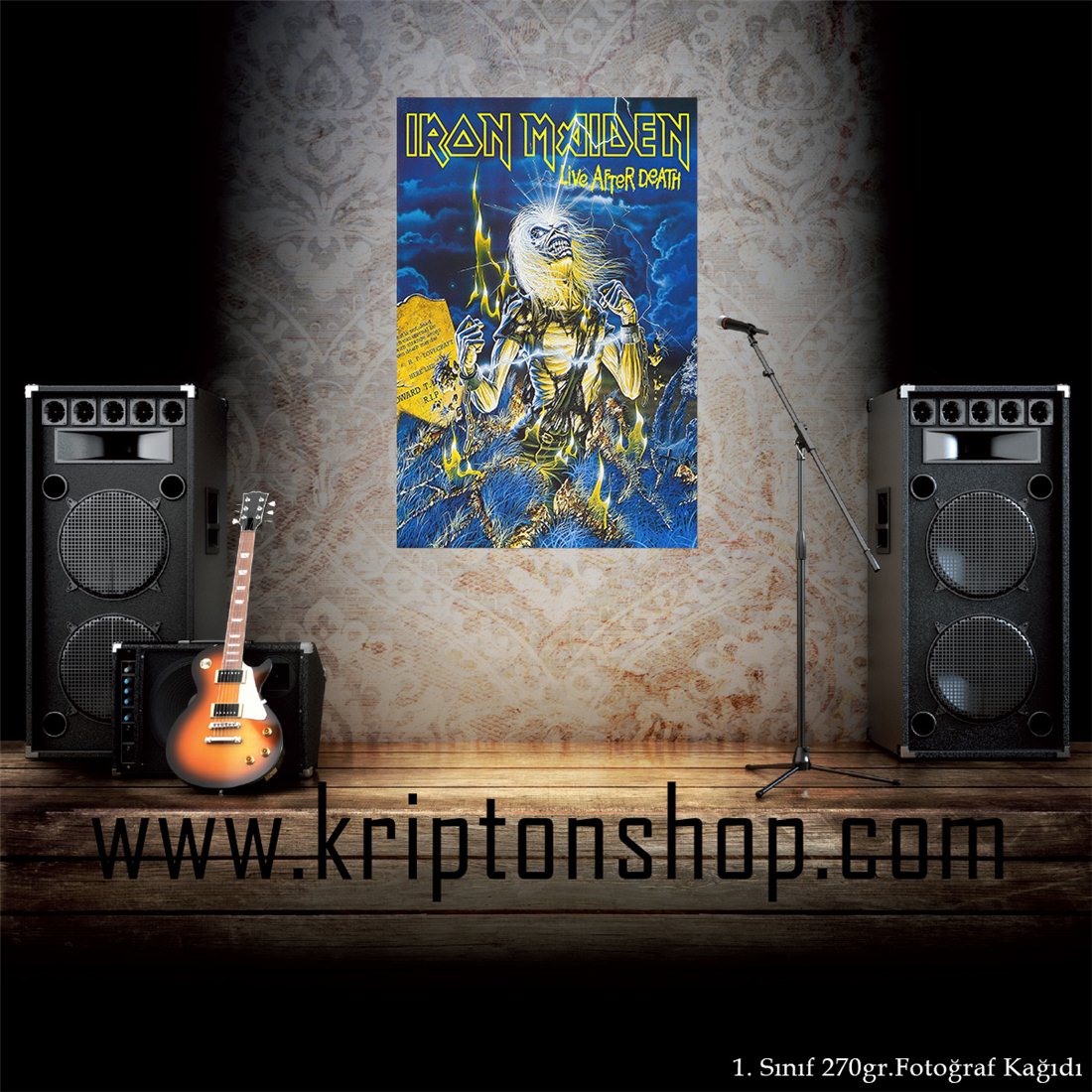 Iron Maiden Live After Death Poster Iron Maiden Live After Death