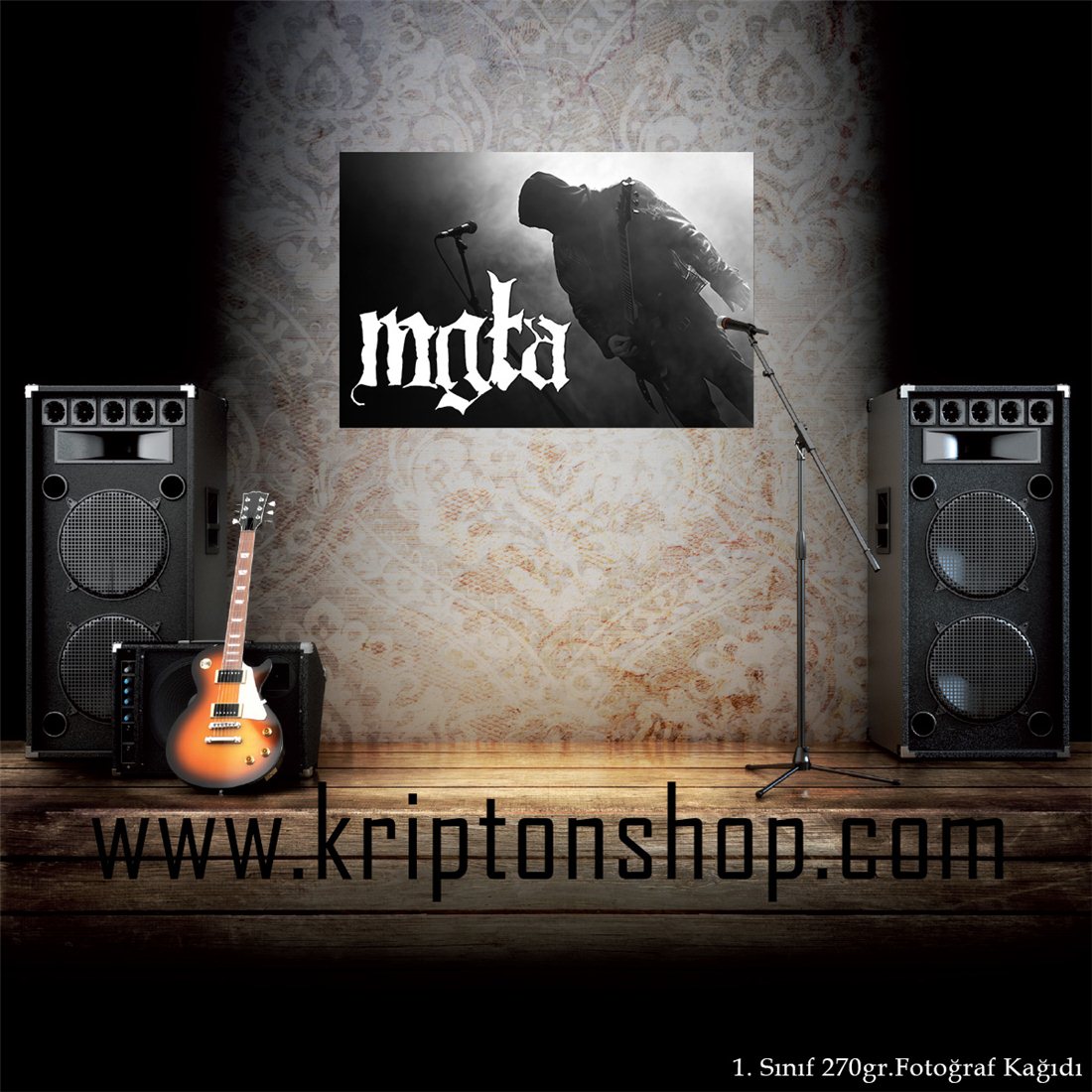 Mgla Guitar Poster