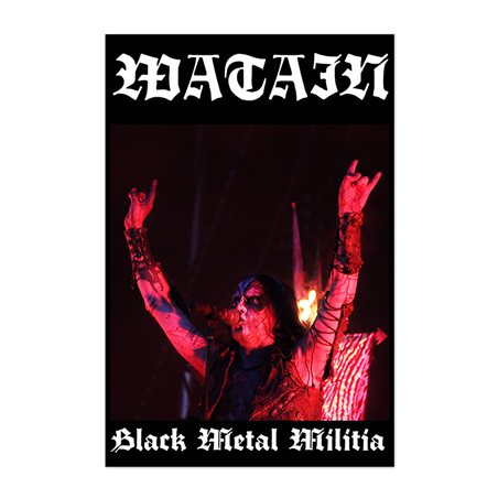 Watain Black Metal Militia Concert Poster